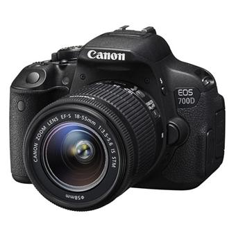 Reflex Canon EOS 700D + Obj. Canon EF-S IS STM 18 - 55 mm f/3.5 - 5.6 ...