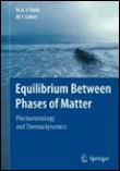 Equilibrium between phases of matter - relié - A. J.Harry Oonk - Achat ...