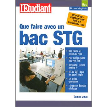 Que faire avec un bac STG - broché - Collectif - Achat Livre | fnac