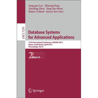 Database systems for advanced applications - Poche - Collectif - Achat Livre | fnac