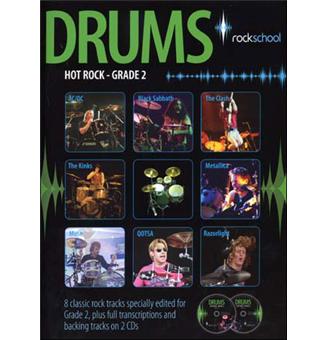 Rockschool drums hot rock grade 2 Livre et 2 CD - Livre CD - Collectif ...