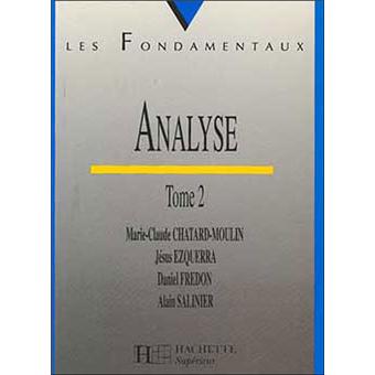 Analyse DEUG AAnalyse Tome 2 - Daniel Fredon - Achat Livre | fnac