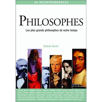 Philosophes 50 incontournables - broché - Erichh. Jacoby - Achat Livre ...