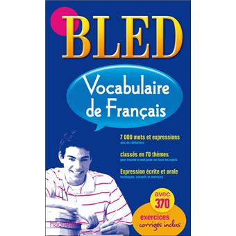 Bled vocabulaire français - cartonné - Daniel Berlion - Achat Livre | fnac