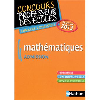 Mathematiques - admission - annales corrigees 2013 - concours ...