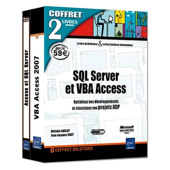 Sql server et vba access coffret 2t. coffret - J.j. Sinet - Achat Livre | fnac
