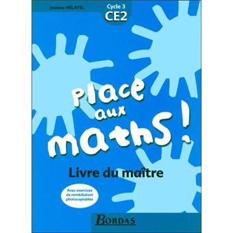 Place aux maths ce2 maitre - broché - Collectif - Achat Livre | fnac