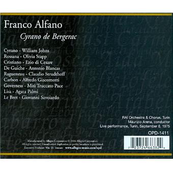 Cyrano de bergerac - Franco Alfano - CD album - Achat & prix | fnac