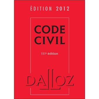 Code civil Edition 2012 - relié - Collectif - Achat Livre | fnac