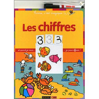 Chiffres Livre avec un feutre effaçable - cartonné - Collectif - Achat ...