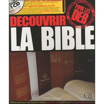 Découvrir la Bible pour les déb Dvd inclus - Livre CD - Francis Lombard ...