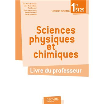 Sciences physiques et chimiques ST2S - Livre professeur Edition 2012 - broché - Paul Bramand ...