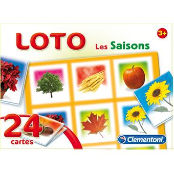 Clementoni Loto Les saisons - Loto mémo et domino | fnac Belgique