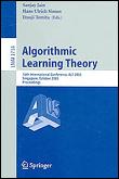 Algorithmic learning theory - Poche - Collectif - Achat Livre | fnac