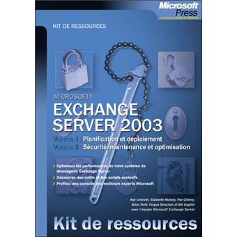 Exchange Server 2003 Edition sous coffret - broché - Collectif - Achat Livre | fnac