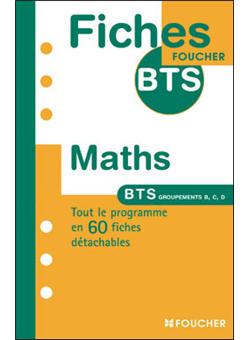 Fiches BTS Mathématiques BTS groupement BCD - broché - Bernard Verlant ...