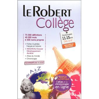 Robert college nouvelle edition Edition 2012 - broché - Collectif - Achat Livre | fnac