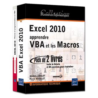 Excel 2010 coffret, apprendre VBA et les macros toute la théorie et les exercices pour s ...