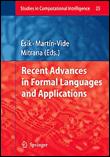Recent advances in formal languages, and applications - Poche ...