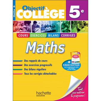 Objectif Collège Mathématiques 5ème Cahier de soutien - broché ...