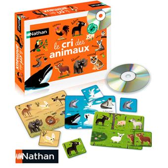 Nathan Le Jeu des cris des animaux - Loto mémo et domino - Achat & prix ...