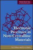 Electronic Processes in Non-Crystalline Materials - Poche - Nevill ...