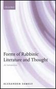Forms of rabbinic literature and thought - relié - Alexander Samely ...