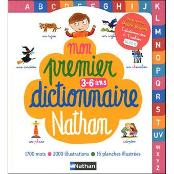 Pack 1er dico nathan+3-4 ans Dictionnaire avec en prime un cahier pour ...