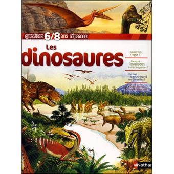 N02 - les dinosaures - questions/reponses 6/8 ans - cartonné - Rod ...