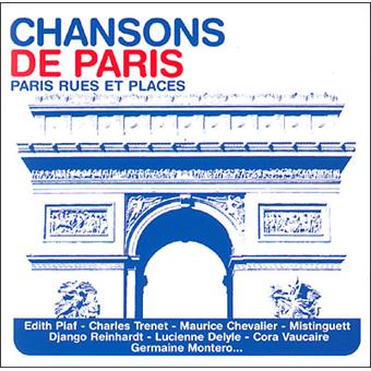 Chansons de Paris - Rues et places - Compilation variété française - CD ...
