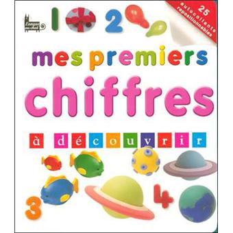 Mes premiers chiffres Livre avec 25 autocollants - cartonné - Collectif ...