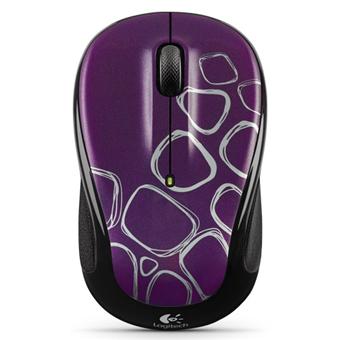 Logitech M325 - Souris Optique Sans fil - Cailloux Violets - Souris ...