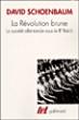 La révolution brune la société allemande sous le IIIe Reich 1933-1939 ...