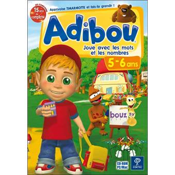 Adibou 2008 - Joue avec les mots et les nombres - Pour les 5 - 6 ans - Jeux vidéo - Achat & prix ...