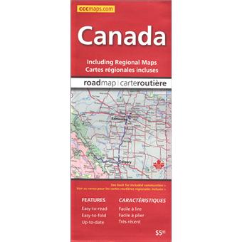 Canada road map 25 cities - broché - Collectif - Achat Livre | fnac
