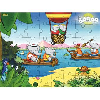 Vilac Puzzle Babar boite montgolfière 48 pièces - Puzzle - Achat & prix ...