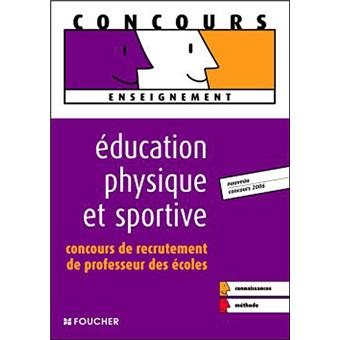 Education physique et sportive Concours de recrutement - broché ...