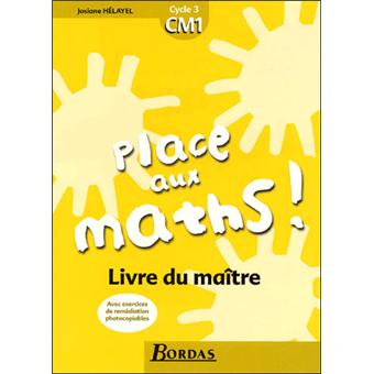 Place aux maths cm1 maitre - broché - Jean-Pierre Bouzy, Pierre Degret ...