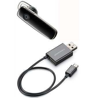 Plantronics Oreillette Bluetooth M155 Marque avec Câble de charge Duo ...