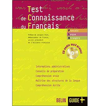 Test de connaissance du français Livre avec un CD audio - Livre CD ...