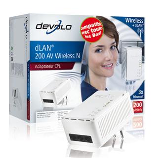 Devolo dLAN 200 AV Wireless N 3x Ethernet - CPL - Achat & prix | fnac