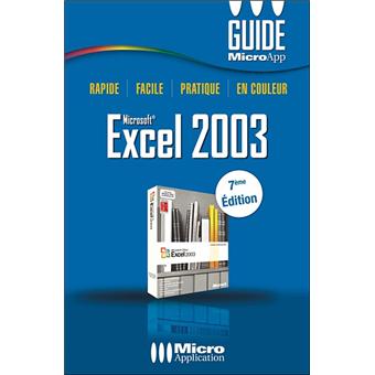 Excel 2003 - broché - Guy Deschamps - Achat Livre | fnac