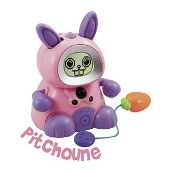 Vtech Kidiminiz Pitchoune (Lapin rose) - Jeu éducatif musical - Achat ...