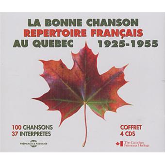 Quebec:la bonne chanson.. - | Fnac