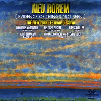 Evidence of Things Not Seen - Ned Rorem - CD album - Achat & prix | fnac