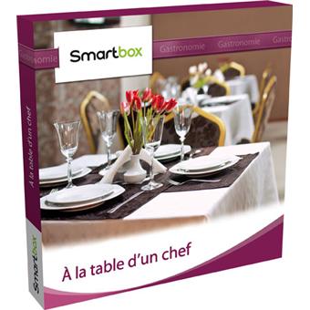 Smartbox Coffret A La Table D'un Chef - Coffret cadeau - Achat & prix ...