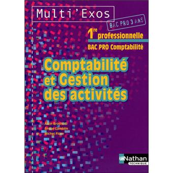 Comptabilite et gestion des activites 1ere bac pro comptabilite ( multi ...