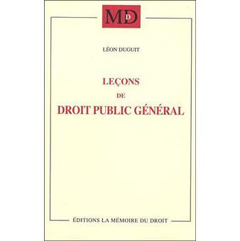 Leçons de droit public général Tome 3 - broché - Léon Duguit - Achat ...