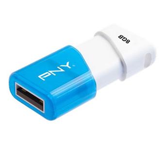 PNY Clé USB Compact Attache 8 Go - Bleu - Clé USB - Achat & prix | fnac