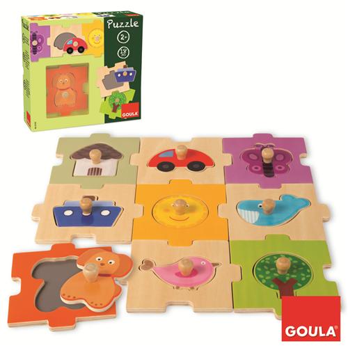 Goula Puzzle Interchangeable 9 pièces - Puzzle - Achat & prix | fnac